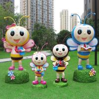 China Decoration Iron Garden Sculptures ,  Matte Large Animal Statues for sale