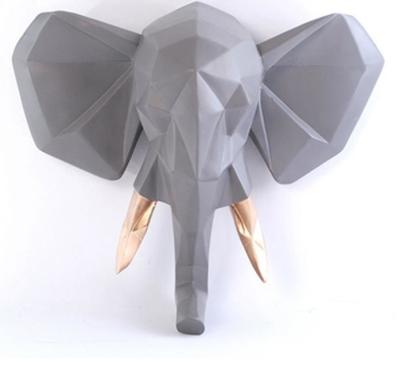 China Spray Paint Resin Animal Sculpture , Chemical Do Color Beautiful Garden Statues for sale
