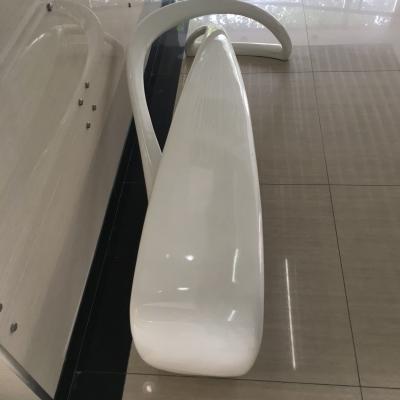 China Resin Furniture Sculptures Stainless Steel Public Art Sculpture Elephant Leisure Seats for sale