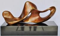 China Metal Forged Small Garden Statues , Pure Handwork Outdoor Yard Statues for sale