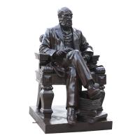 China Celebrity Famous Portrait Sculpture Spray Paint Modern Human Sculpture for sale