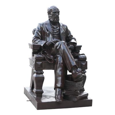 China Celebrity Famous Portrait Sculpture Spray Paint Modern Human Sculpture for sale