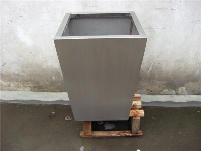 China Stainless Steel Large Metal Flower Pot Spray Paint Ronze Plant Pot for sale