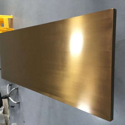 China Custom Made Sculpture Furniture Metal Abstract Art Stainless Steel Electroplated Table for sale