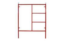 China Factory Price Construction Red Color Steel Ladder H Frame Scaffolding for sale