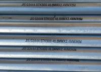 China JIS G3444 Standard STK500(48.6x2.4x6000mm) Hot Dip Galvanized Pipe to Singapore Market for sale