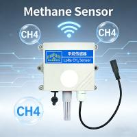 China Industrial LoRa CH4 Temperature & Humidity Sensor Long Distance Wireless Gas Monitoring Detector for sale