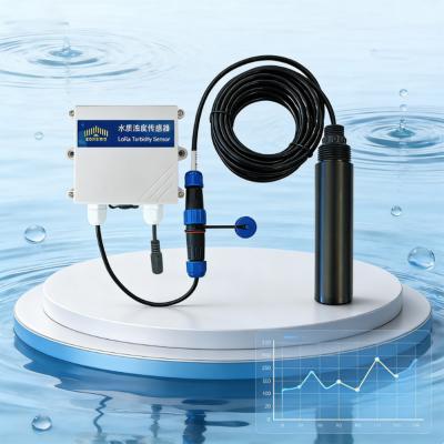 China ZONEWU LoRaWAN Online Turbidity Sensor – IP68 Self-Clean for Fish Pond & Rural Water. for sale