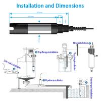 China 12VDC LoRaWAN Sodium Ion Sensor Probe for Harsh Water Quality Monitoring Environments for sale