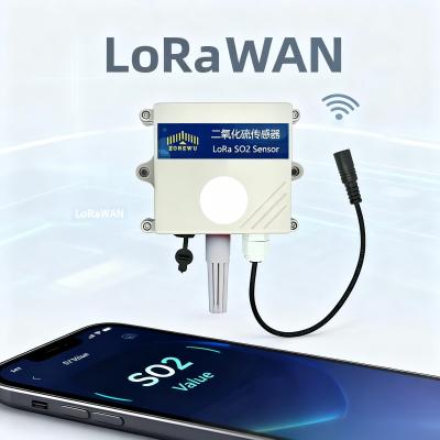 China LoRaWAN Sulfur Dioxide (SO2) Temperature And Humidity 3-In-1 Sensor | Atmospheric Environment Monitoring/Industrial Waste Gas Emissions for sale