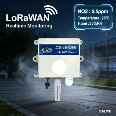 China LoRaWAN Nitrogen Dioxide (NO2) Temperature and Humidity Sensor | Atmospheric Environment Monitoring/Industrial Safety/Exhaust Gas Monitoring for sale