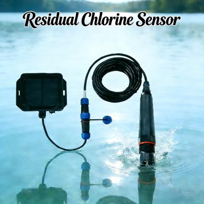 China Solar-Powered Residual Chlorine Sensor Wireless Water Quality Monitor for Swimming Pool/Drinking Water for sale