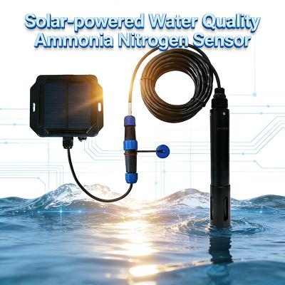 China LoRaWAN Solar Ammonia Nitrogen Sensor | NH3-N Water Quality Monitor for Aquaculture/Wastewater | OEM Support for sale