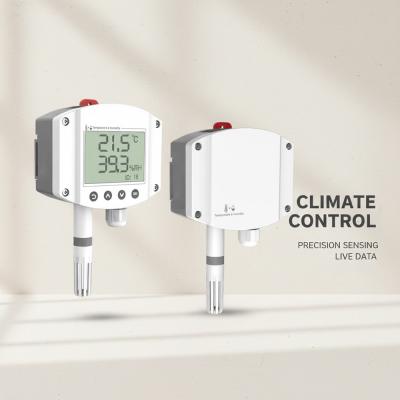 China Real Time Online High-precision Industrial LCD Display Temperature and Humidity Sensor Monitoring Instrument for sale