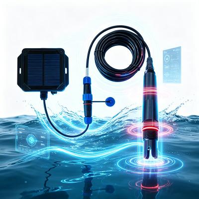China LoRaWAN wireless transmission solar powered water quality magnesium ion detector with a high range of 0~1000mg/L for sale