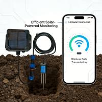 China LoRaWAN solar powered wireless soil sensor providing high precision environmental data for greenhouses orchards and lawns for sale