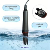 China 0.01pH Resolution RS485 Modbus pH Sensor Probe | ABS/PC Alloy, 2-point Calibration for Industrial Wastewater & Aquaculture for sale