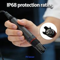 China 0.01pH Resolution RS485 Modbus pH Sensor Probe | ABS/PC Alloy, 2-point Calibration for Industrial Wastewater & Aquaculture for sale