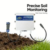 China LoRaWAN soil sensor designed for large area farmland and orchard monitoring with multi parameter detection capabilities for sale