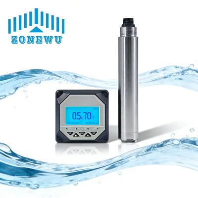 China Chlorophyll Water Quality Sensor With RS485 Output Using Fluorescence Method for sale