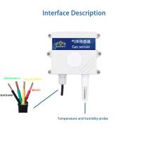 China RS485 Oxygen Temperature and Humidity Multi Parameter Sensor 0-30% VOL O2 Gas Analyzer  Suitable for Warehouses/greenhouses for sale
