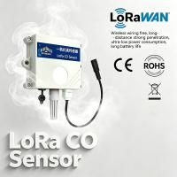 China Industrial Wireless Carbon Monoxide Gas Detector LoRaWAN Remote Transmission Wall Mounted Wide Temperature Operation for sale