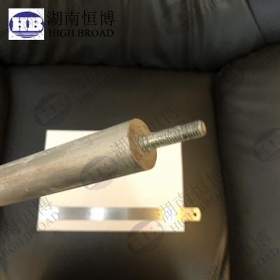 China cAST AZ31 Magnesium Anode Rods For Hot Water Heater M6 20x250 AZ31B Mg Rods for sale