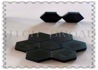 China SIC ceramic bulletproof plates Armor Ceramic / OEM Silicon Carbide Armor Ceramic for sale
