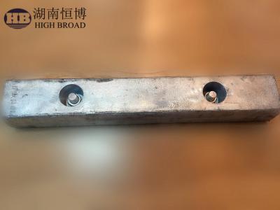 China Zinc alloy anodes for ballast tanks shipshull jetties subsea pipeline for sale