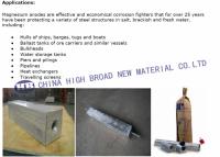 China ASTM G97 sacrificial magnesium anode Hipotential Cathodic protection for sale