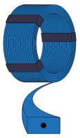 China High Potential Magnesium Anodes With Standard Ribbon Core for sale