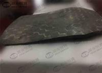 China Silicon / Boron Carbide Ceramic Armor Hexagonal Tile Bonded With Hot Pressed for sale