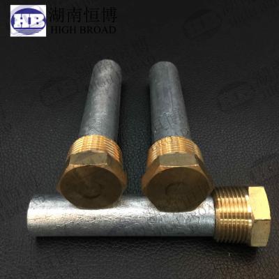 China YACHT 119574 44150 E-1F 119574 18790  E-2 Zinc anode bar with Hex brozen plug for sale