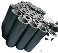 China OEM Sandblasting Nozzle With Fine Coarse Thread For Wear Resistant Boron Carbide Nozzle for sale