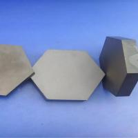 China Black Color Bullet Proof Ceramic Hexagon Tile , Silicon Carbide Armor Tiles SIC for sale