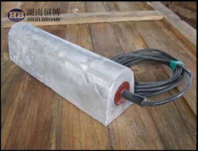 China American Standard B348 Magnesium Alloy Anodes Equilibrium Potential Of  1.7V Surface for sale