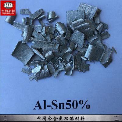 China AlSn 50% Content Aluminium Master Alloy For Increase Strength , Ductility for sale