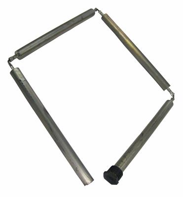China Cathodic Protection Aluminum Anode FLEX 44 Density 2.7 G/Cm3 Length For Seawater And Offshore Structures for sale