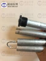 China Length 44 Aluminium Anode FLEX 44 With NPT 3/4 Hex Steel Caps for sale