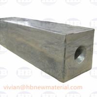 China Customized Life D Trapezoid Magnesium Anode with 1.7 V Voltage for Corrosion Protection and Resistance for sale