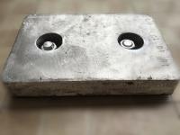 China Aluminum Anodes High Resistance To Corrosion Cathodic Protection System Offshore Drilling Platforms, Wind Turbine Foundation And Harbour Facilities for sale