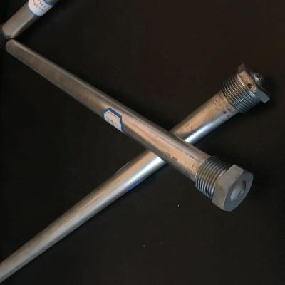 China Extruded/Casting Process Way Hot Water Tank Anode with NPT/BSP/BSW/NPE-ASMT Screw Type for sale