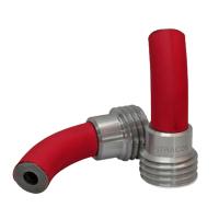 China Hot Pressed Boron Carbide Venturi Nozzle With Aluminium Jacket And Rubber Sleeve for sale