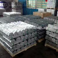 China AlZn20% Alloy Ingot Aluminum Zinc Master Alloy with Zn 20% Content 6-8kgs Weight for Grain Refining for sale