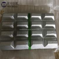 China Aluminium Molybdenum Alloy Ingot with Mo 5%-10% Rare Earth Content 10%-20% for 720℃-780℃ Addition Temperature for sale