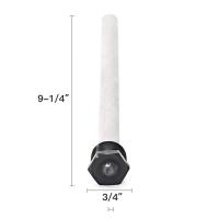 China 40 Inch AZ63 Magnesium Anode Rod with 3/4 NPT Hex Plug for Water Heater Rust and Odor Prevention for sale