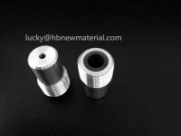 China Hot Press Boron Carbide Straight Hole Blasting Nozzle With Aluminum Jacket for sale