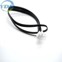 China 26AWG Black Flat Cables JST PHR-4 With Female 2.0 Pitch Connectors Reverse Sides for sale