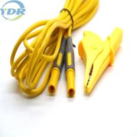 China CAT III 1000V 10A Crocodile Clamp Cable Alligator Clip Wire Harness For Universal Meter for sale