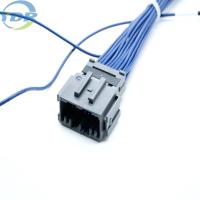China JAE Male Female Cable MX34020SF1 To MX34020PF1 Fork Terminal Wire Harness Cable for sale